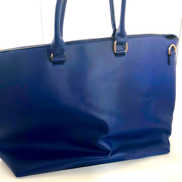 Magnifique | Bags | New Royal Blue X Large Tote Bag W Free Purse | Poshmark
